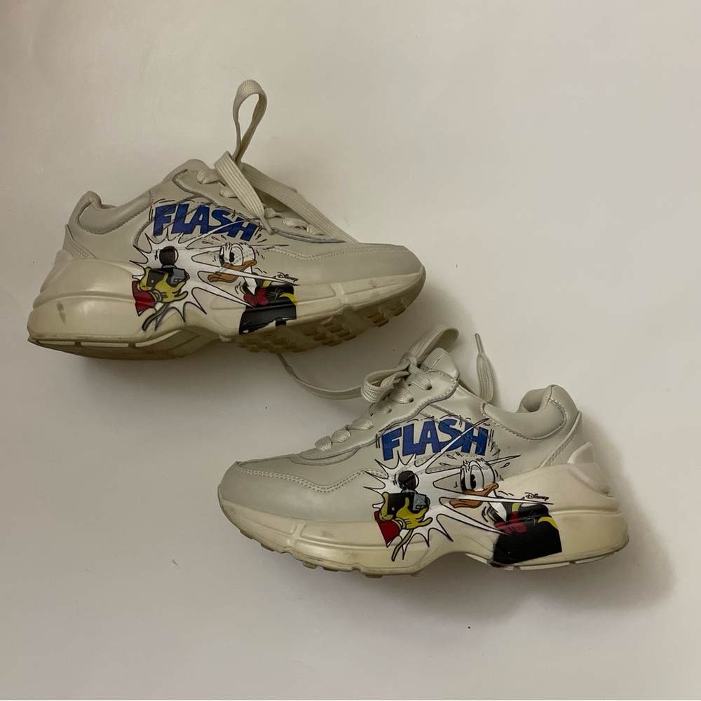 Gucci X Disney Rhyton Donald Duck Sneakers - Gem